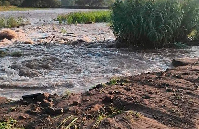 Truena el ducto de la presa El Realito › San Luis Hoy