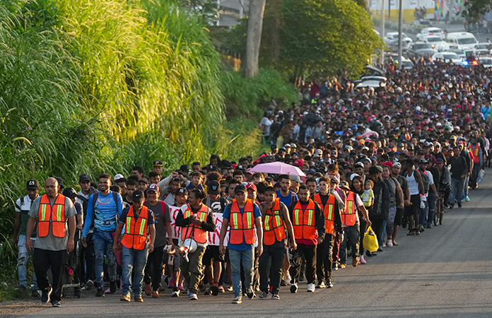 Parten migrantes desde Tapachula › San Luis Hoy