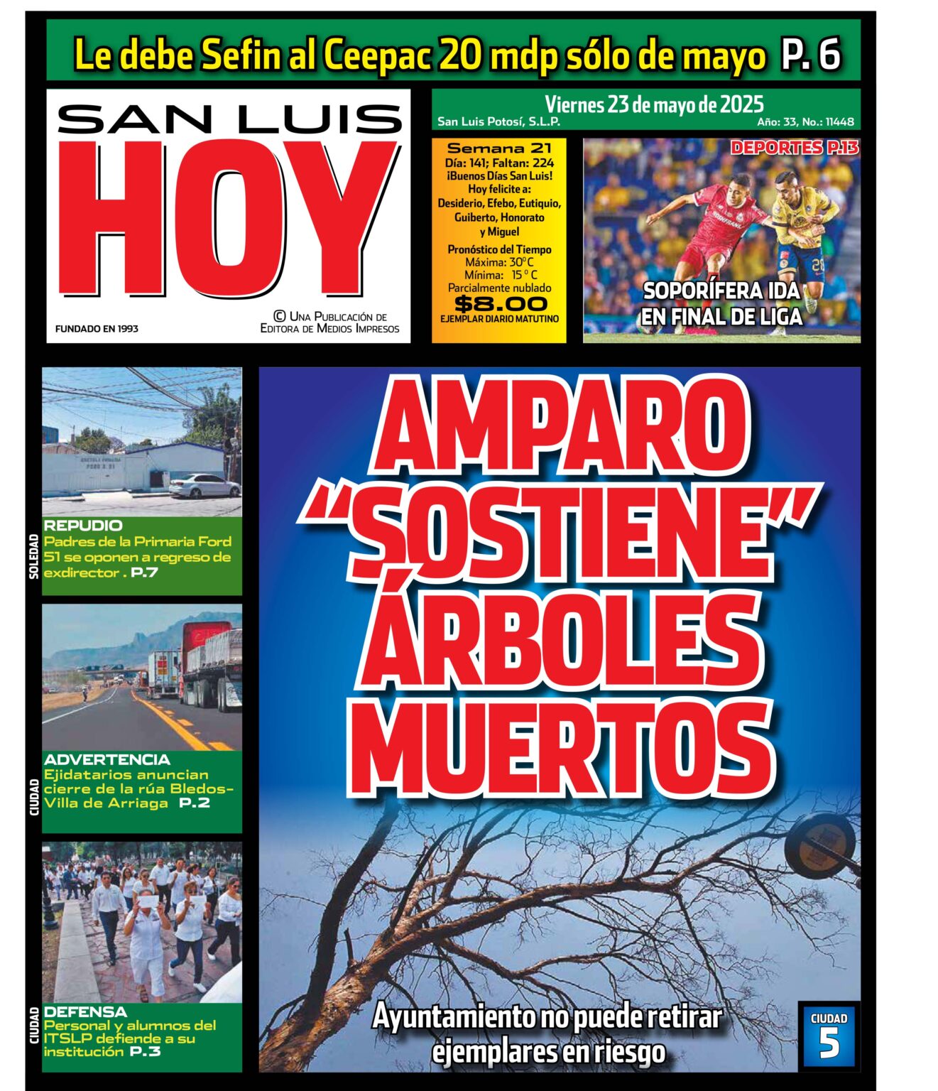 23 de mayo › San Luis Hoy