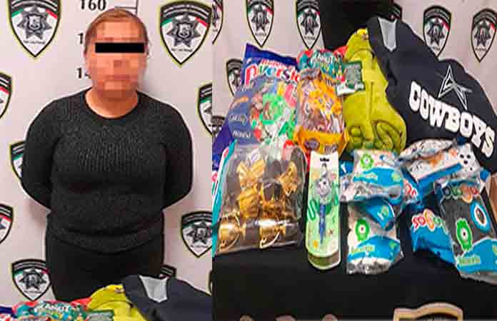 Mujer robaba dulces y ropa de tienda Walmart › San Luis Hoy