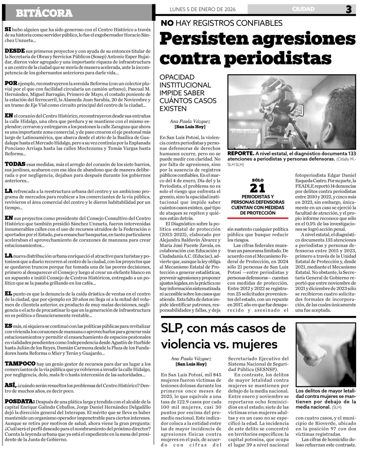 5 de Enero › San Luis Hoy