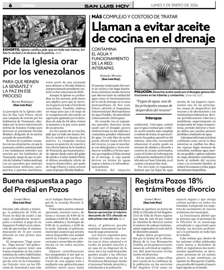 5 de Enero › San Luis Hoy