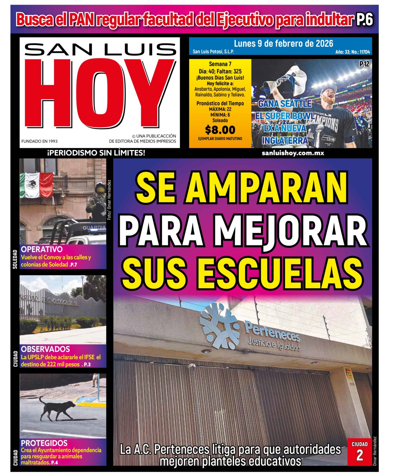 9 de febrero › San Luis Hoy